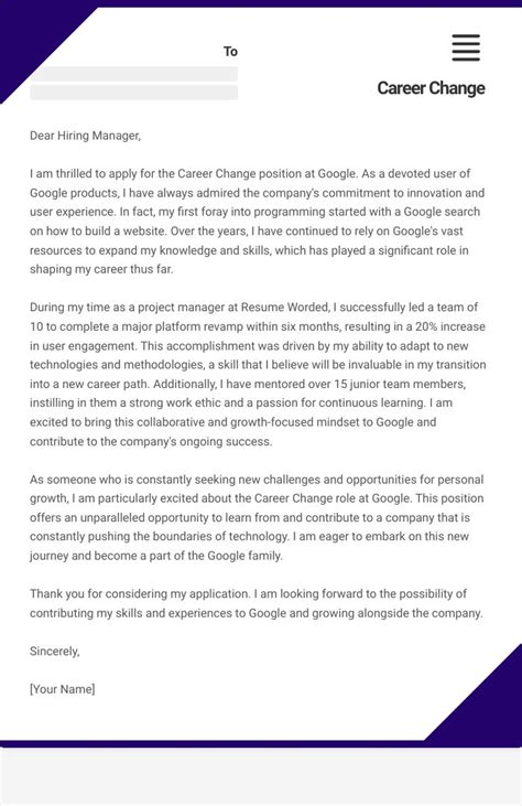 14 Career Change Cover Letter Examples Plus Recruiter Insights