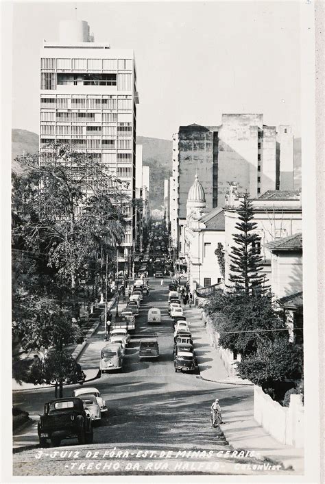 Rua Halfeld Na Altura Do Parque Halfeld Juiz De Fora MG 1956