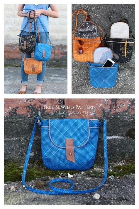 Carkai Gatherer Crossbody Bag Free Sewing Pattern Fabric Art DIY