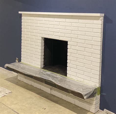Our Brick Fireplace Makeover Diy Before After Golden Sage Interiors