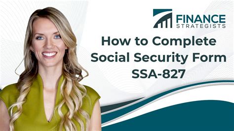 Social Security Form Ssa Definition Purpose Filling Out