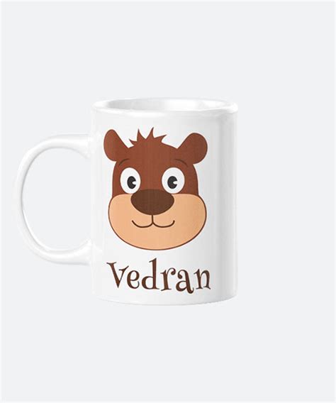 Originalan poklon Personalizirana Šalica Medo Svijet Poklona