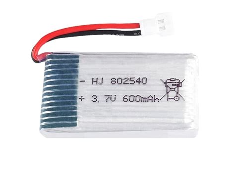 LiPo Battery 802540 3 7V 600mAh High Discharge Polymer Lithium Ion
