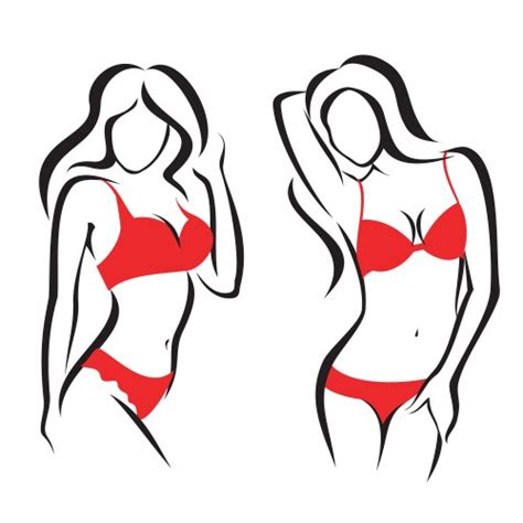 Woman Body Outline Vector Images Over 38 000
