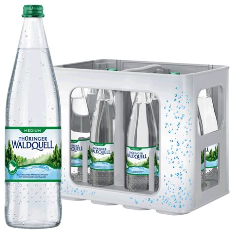 Thüringer Waldquell Medium 12x0 75 l Glas tgh24 Fachgroßhandel