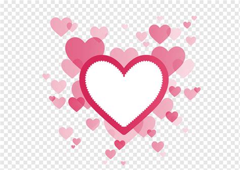 White And Pink Hearts Illustration Valentine S Day Heart Heart Shaped