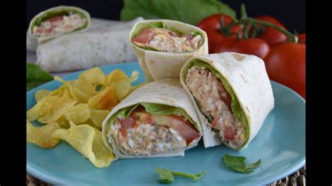 Wraps de atún fáciles y sabrosos YouTube