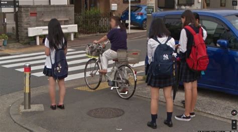 ストリートビューのJKちゃんがえっちすぎるw JK STREET SNAPJK 街撮り