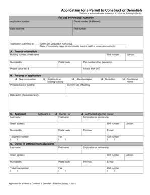 Fillable Online Building Permit Application Pdf Image Fax Email Print