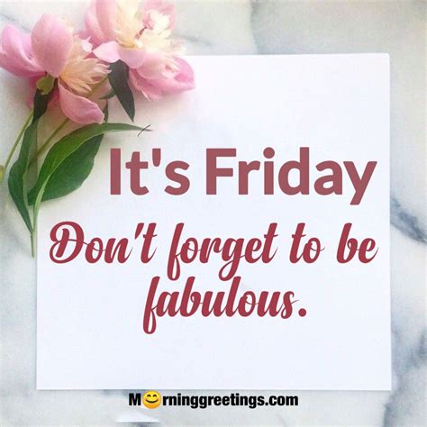 Good Morning Happy Friday Greetings With Quotes Morning Greetings