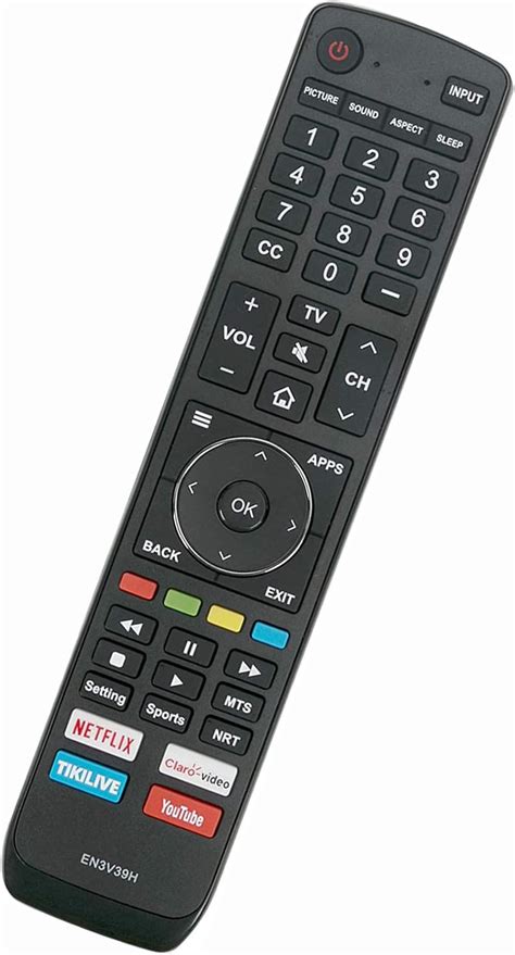 Amazon En V H Remote Control Replacement For Hisense Lcd Led Hdtv