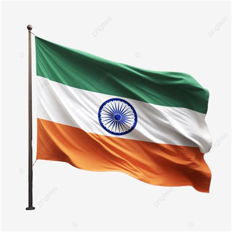 Bandera India Hiperrealista PNG Bandera India Bandera India PNG