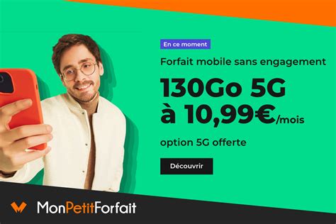 Prix en baisse le forfait 5G et ses 130 Go à 10 99 avec RED by SFR
