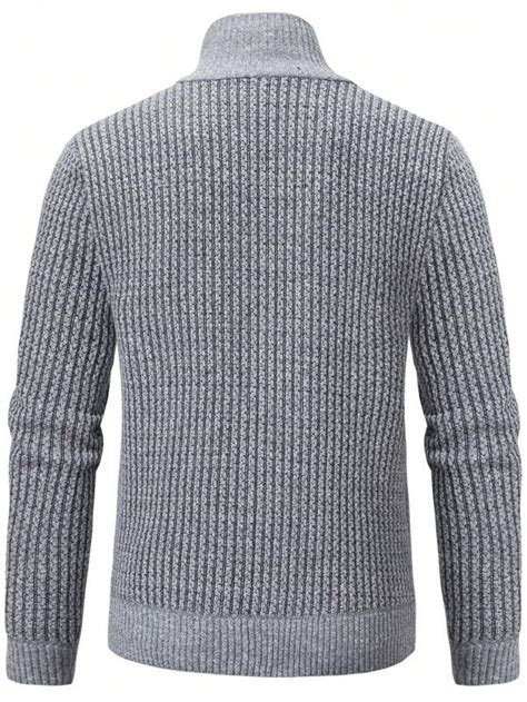 Manfinity Homme Men Zip Up Cardigan SHEIN USA