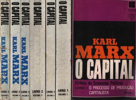 O Capital 6 Volumes Karl Marx Traça Livraria e Sebo