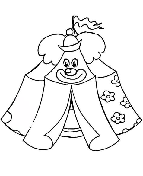 Dibujos De Adorable Circo Para Colorear Para Colorear Pintar E