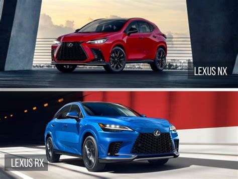 Lexus Nx Vs Rx Compare The Lexus Rx And Nx Darcars Lexus Of Silver