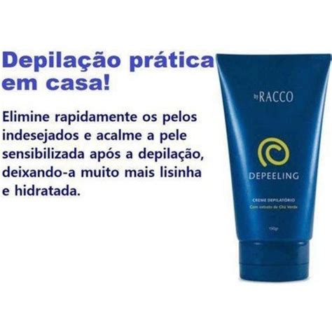Creme Depilat Rio Depeeling Racco Depila O Sem Dor E F Cil Envio