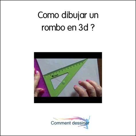 Como Dibujar Un Rombo En D Como Dibujar
