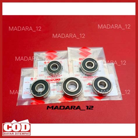 BEARING LAHER LAHAR 1 SET RODA DEPAN BELAKANG DAN NAP GEAR SUZUKI