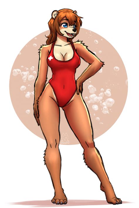 315228 Safe Artist Mykegreywolf Oc Oc Only Bear Mammal Anthro