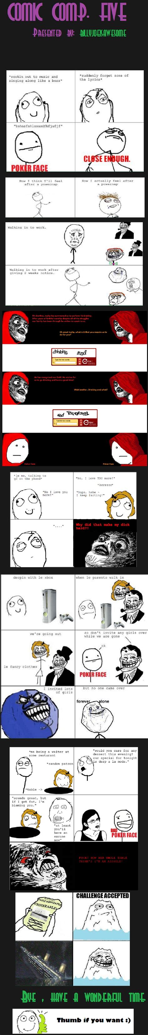 Comic Comp Funny Pictures Auto Rage Comics Compilation