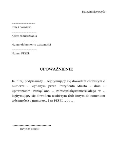 Jak Napisa Upowa Nienie Om Wienie I Wz R Pisma Poradnik Gowork Pl