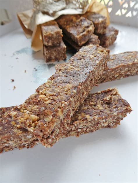 Barres Saines Aux Flocons Davoine Et Chocolat Sans Cuisson