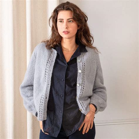 Gilet Mohair Pr T Tricoter Mod Le Tricotez Moi