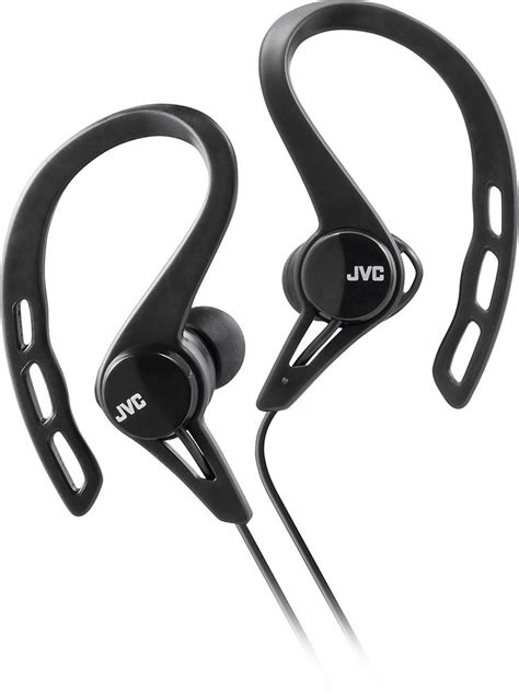 JVC Wired Ear Clip On Earbud Headphones Black HAECX20B Best Buy In