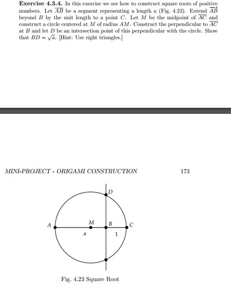 solved in this exercise we see how to construct square roots