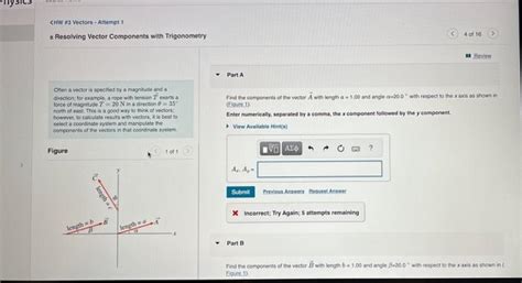 solved ± resolving vector components with trigonometry part