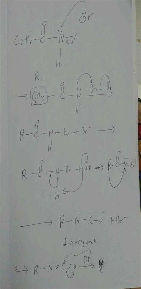 TUM UI Triese 8 When Propanamide Reacts With Br2 And NaOH Then Which