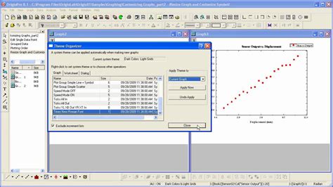 graphing origin 8 1 customizing a graph part 2 youtube
