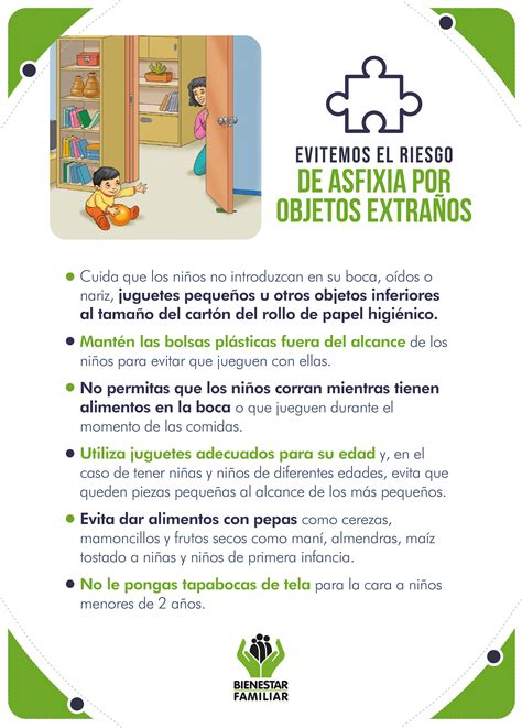 Guía para prevenir accidentes en el hogar Portal ICBF Instituto