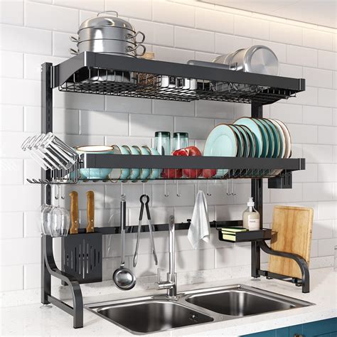MAJALIS 3 Tier Stainless Steel Dish Drying Rack With India Ubuy