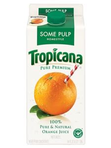 Tropicana Pure Premium Orange Juice Some Pulp Review