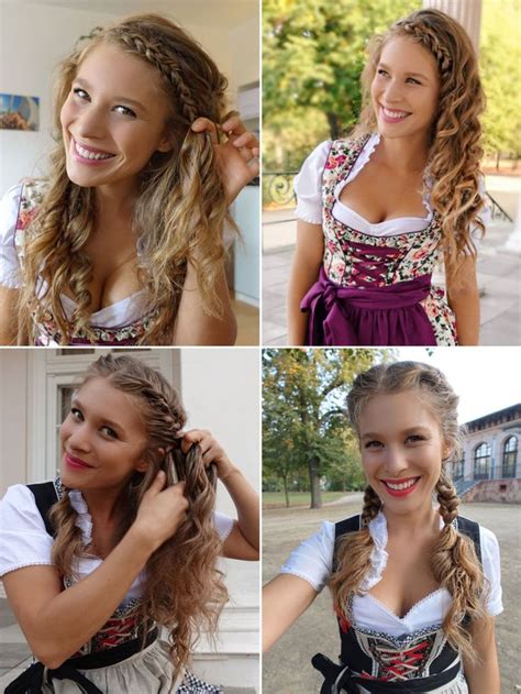 Roxi Strasser Dirndlfrisuren Dirndl Frisuren Frisur Oktoberfest