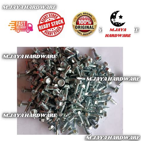 Pcs Mk Dsm Ho X Zph Self Drilling Screw Skru Besi