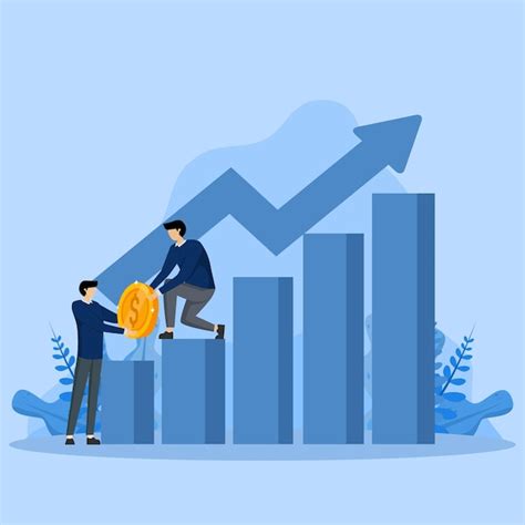 Concepto de generación de ganancias comerciales objetivos de carrera