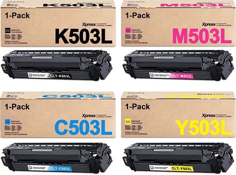 Amazon CLT K503L CLT C503L CLT M503L CLT Y503L High Yield Toner
