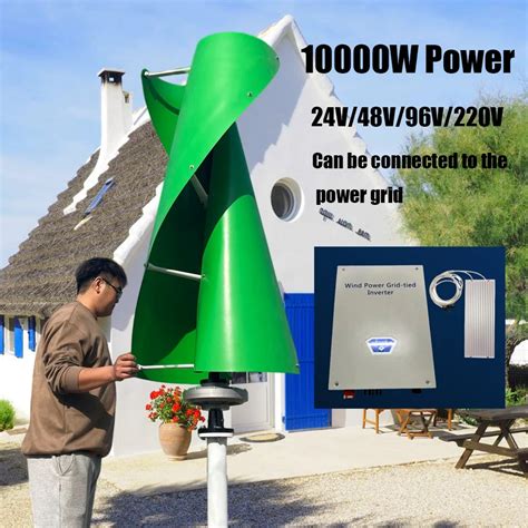 10kW Windkraft Generator Vertikale Achse Permanente Magnets Chwebebahn