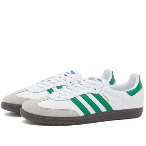 Adidas Samba Og White Green End