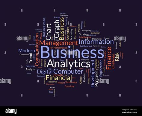 Word Cloud Background Concept For Business Analytics Financial