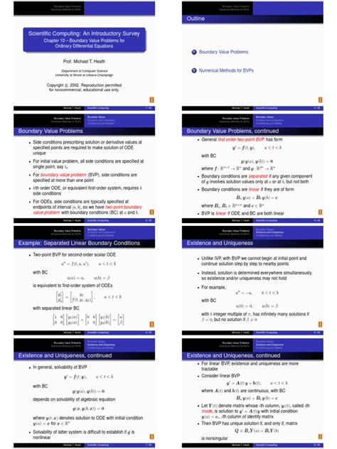 chap10 8up boundary value problems for odes pdf numerical analysis ordinary