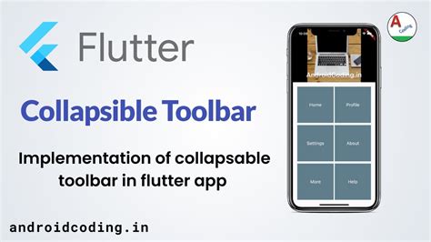 Flutter Collapsible Toolbar Customization AppBar