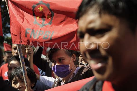 AKSI BURUH BALI ANTARA Foto