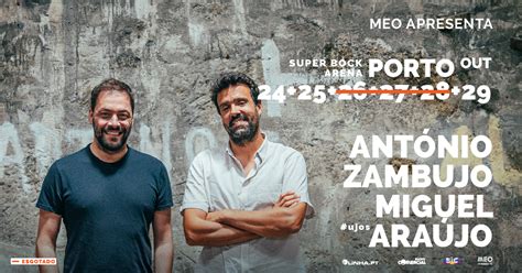 António Zambujo Miguel Araújo Super Bock Arena