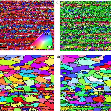 Orientation Maps Of Local Recrystallization Ebsd A From Nd Y
