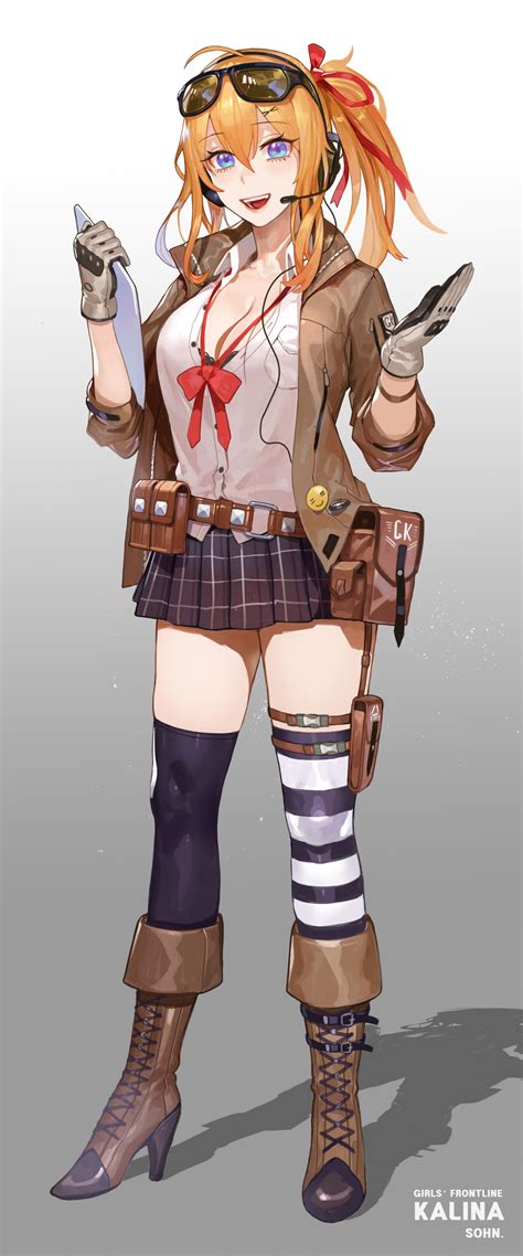 Safebooru 1girl Absurdres Ahoge Bangs Belt Blonde Hair Blue Eyes Blush Boots Breast Pocket